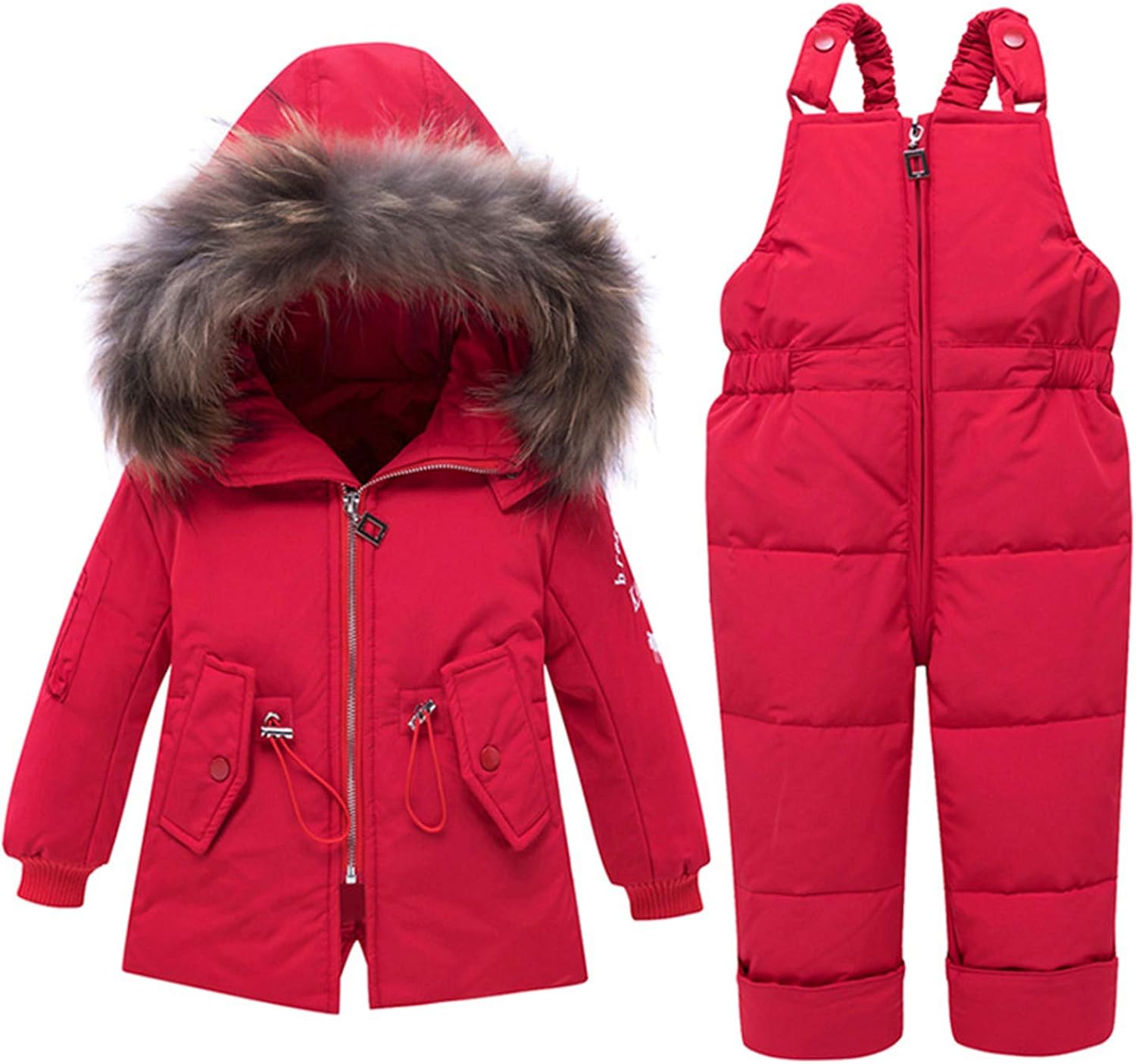 HWZZ Conjunto de ropa de bebé -30 grados frío invierno ropa niños pato ...