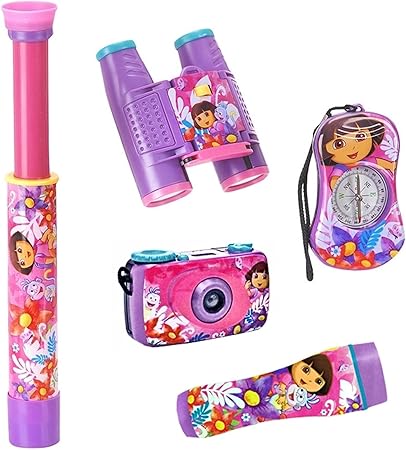 Nickelodeon Dora the Explorer Adventure Kit - 4x28 Binoculars ...