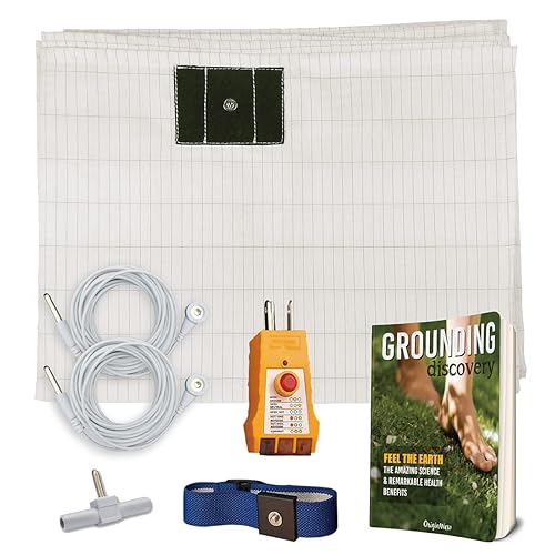 OriginView Grounding Sheets Half Bed Sheet with 2 Grounding Cable┃90cm ...