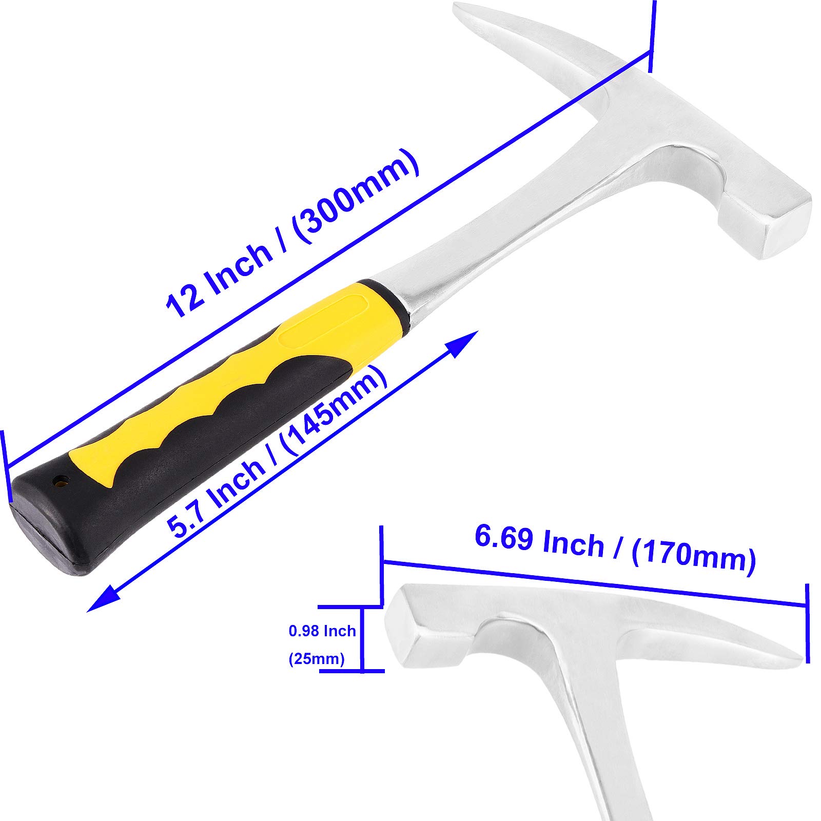 Mua KOHAND 32 Oz 12 Inch Rock Pick Hammer, Geological Rock Hammer ...
