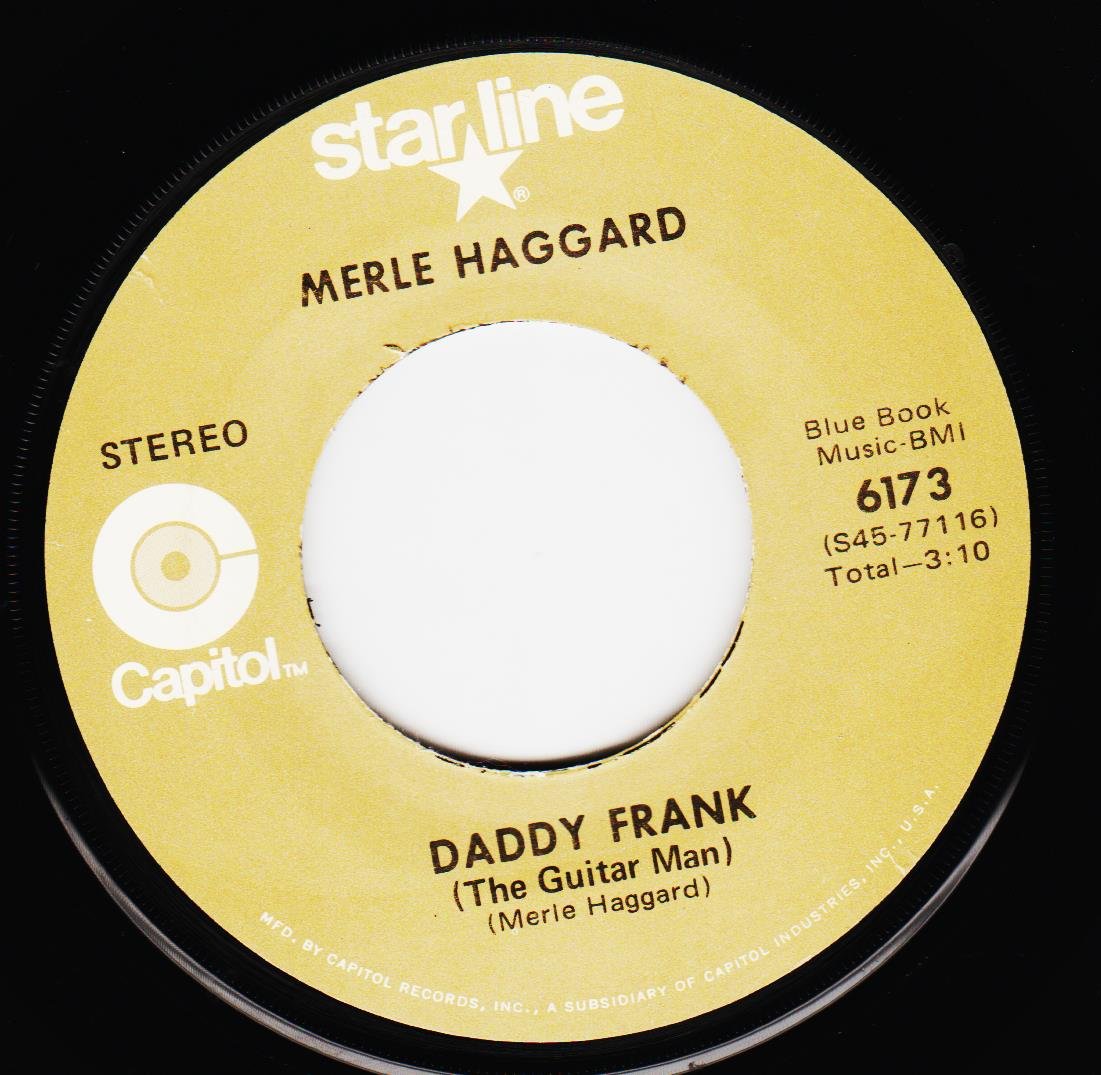 Merle Haggard - okie from muskogee / daddy frank 45 rpm single - Amazon ...