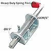 X-Haibei 1 Pack Spring Loaded Latch Pin, 1/2 inch Barrel Bolt Spring ...