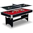 Hathaway Spartan 6' Pool Table, 72" L x 38" W x 31" H, Black, Billiard ...