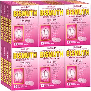 Amazon.com: HealthA2Z Bismuth, Bismuth Subsalicylate 262mg, Compare to ...