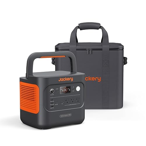 Jackery Explorer 2000 v2 and Carrying Bag, 2042Wh LiFePO4 Battery ...
