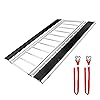Ruedamann 85" x 54" Aluminum Folding Loading Ramp, Silver, Holds up to ...