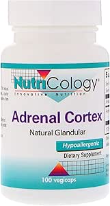 Amazon.com: Nutricology Adrenal Cortex, Natural Glandular, 100 Vegicaps ...