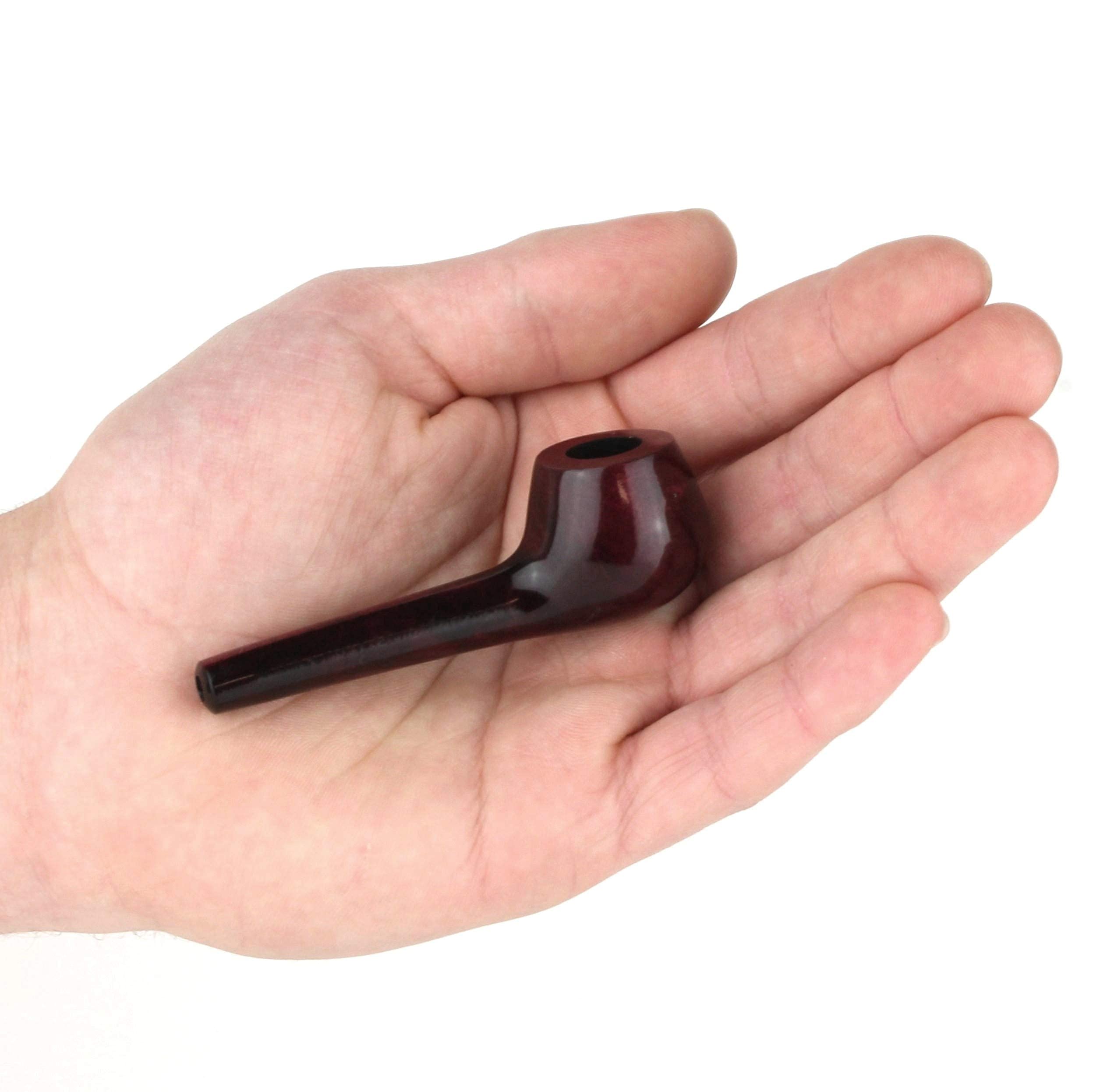 Mini Handmade Smoking Pipe - Model Suzi Mahogany - Pear Wood Roots For ...