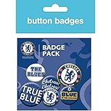 CHELSEA FC Official Badge Metal Pin Blue Club Crest: Amazon.co.uk ...