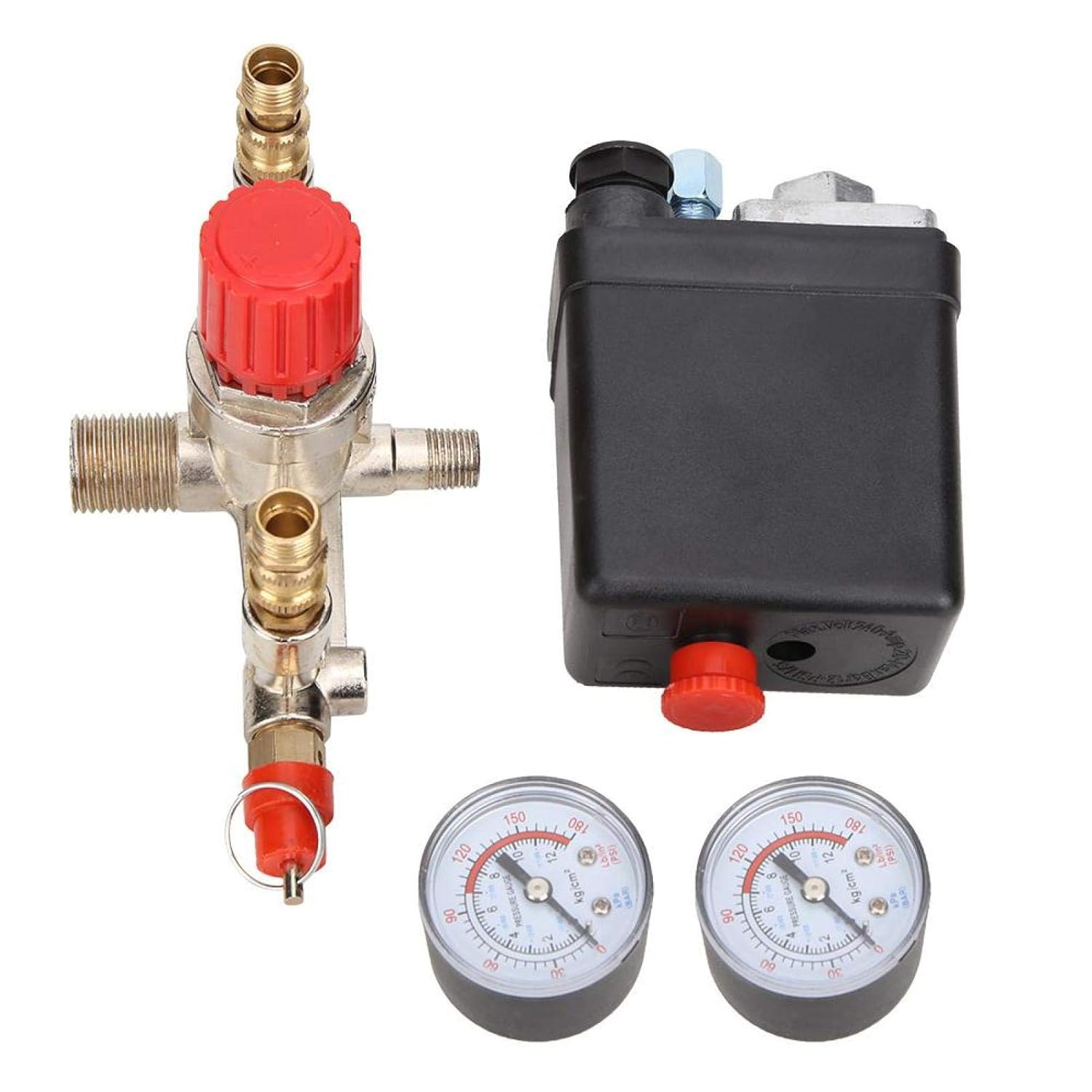 Pressure Regulator Valve Air Compressor Pressure Switch Valve Assembly ...