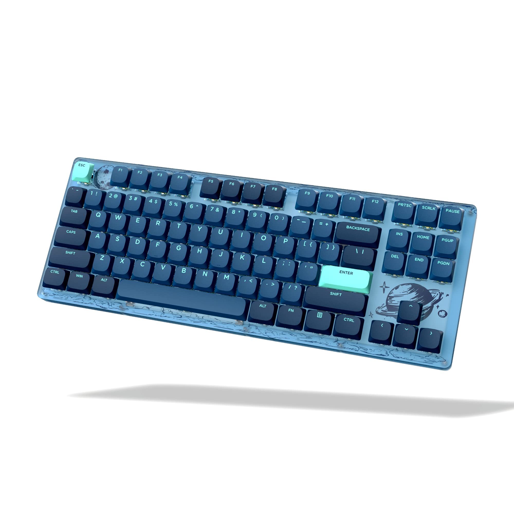 Womier K87 75% Keyboard, TKL Mechanical Keyboard, Hot Swappable ...