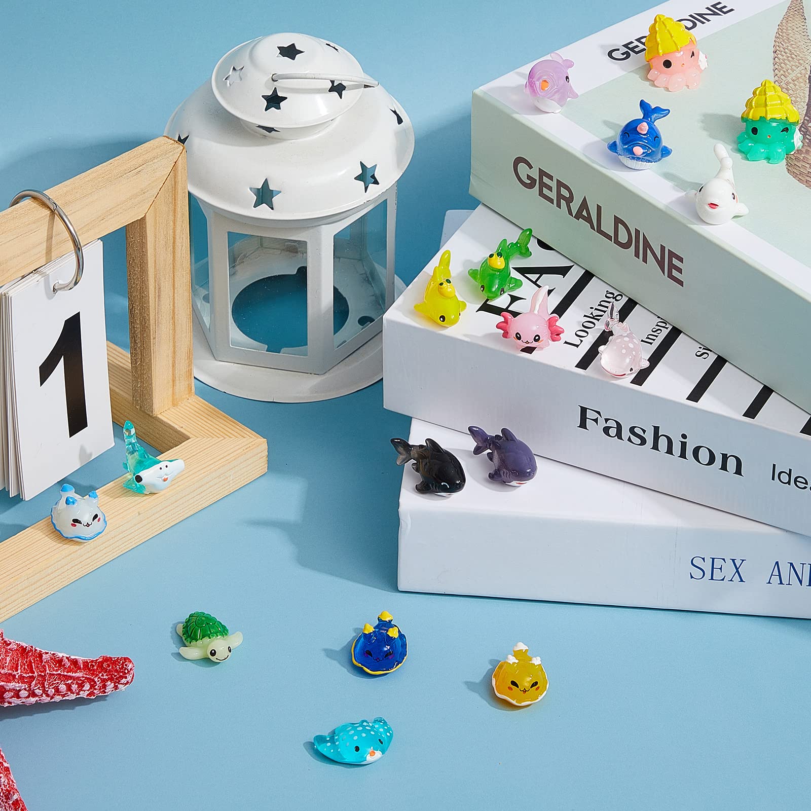 Mua Mini Ocean Resin Animals Tiny Resin Axolotl Animals Figurines ...