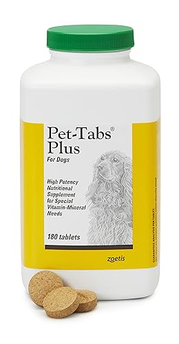 Pet-Tabs Plus Multivitamin and Mineral Supplement for Dogs with Special ...