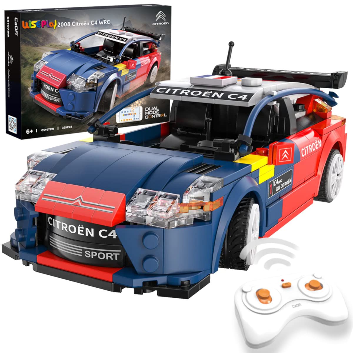 WISEPLAY Citroen 1:20 Model Cars to Build for Kids 9-12 - 329 PCS STEM ...