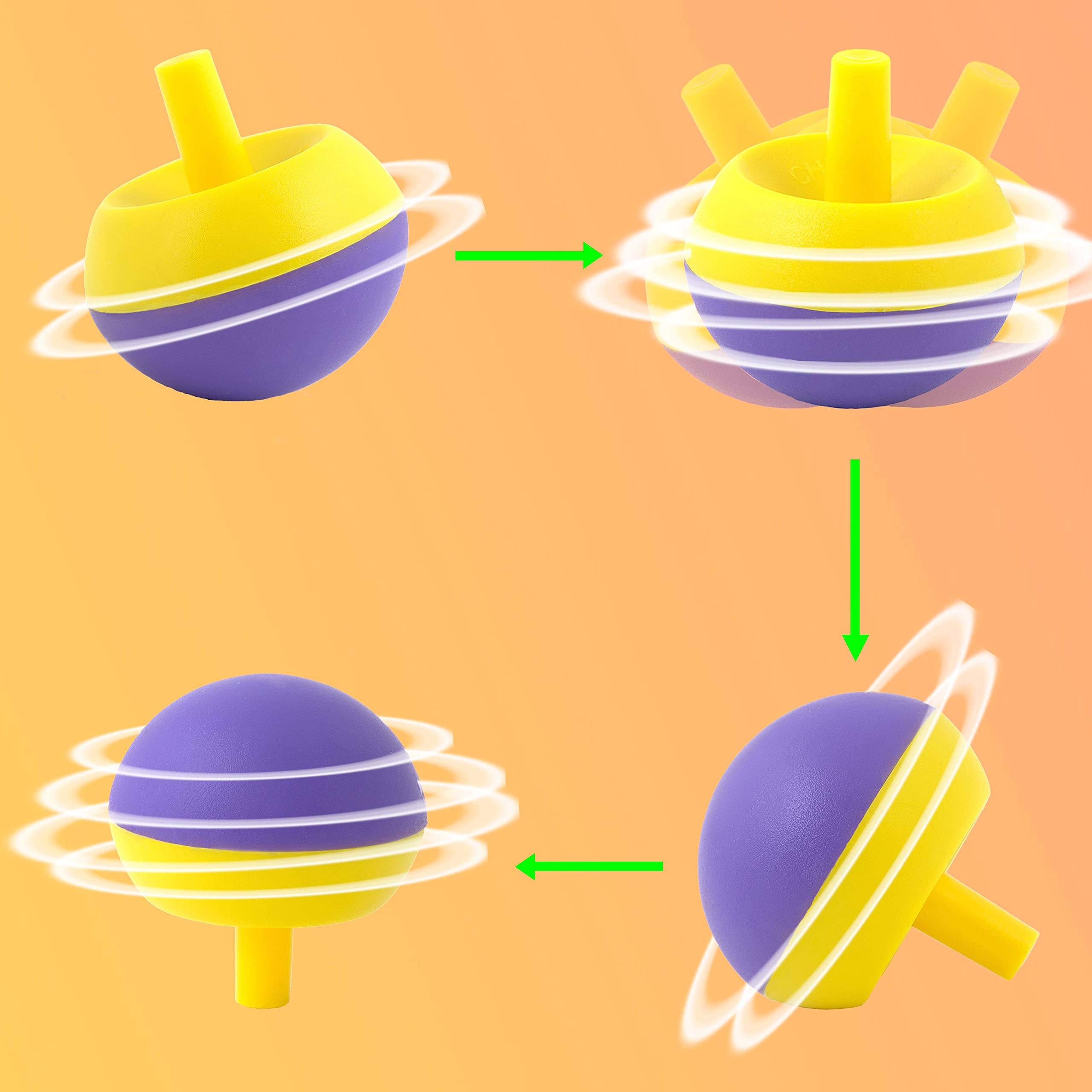 Mua Spinning Toys for Kids 100 Pcs - Easter Egg Fillers - Flip Upside ...