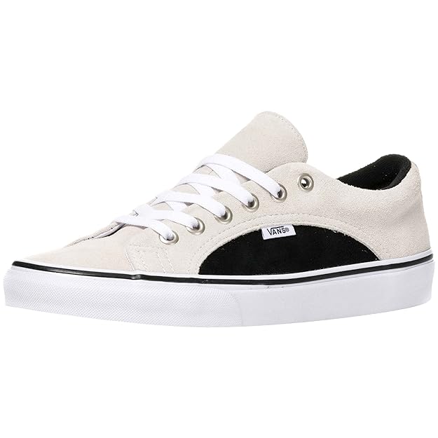 Vans Lampin 2-Tone Suede True White/Black: Amazon.co.uk: Shoes & Bags