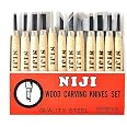Amazon.com: Yasutomo Wood Carving Knives Set Standard 12 Pieces : Arts ...