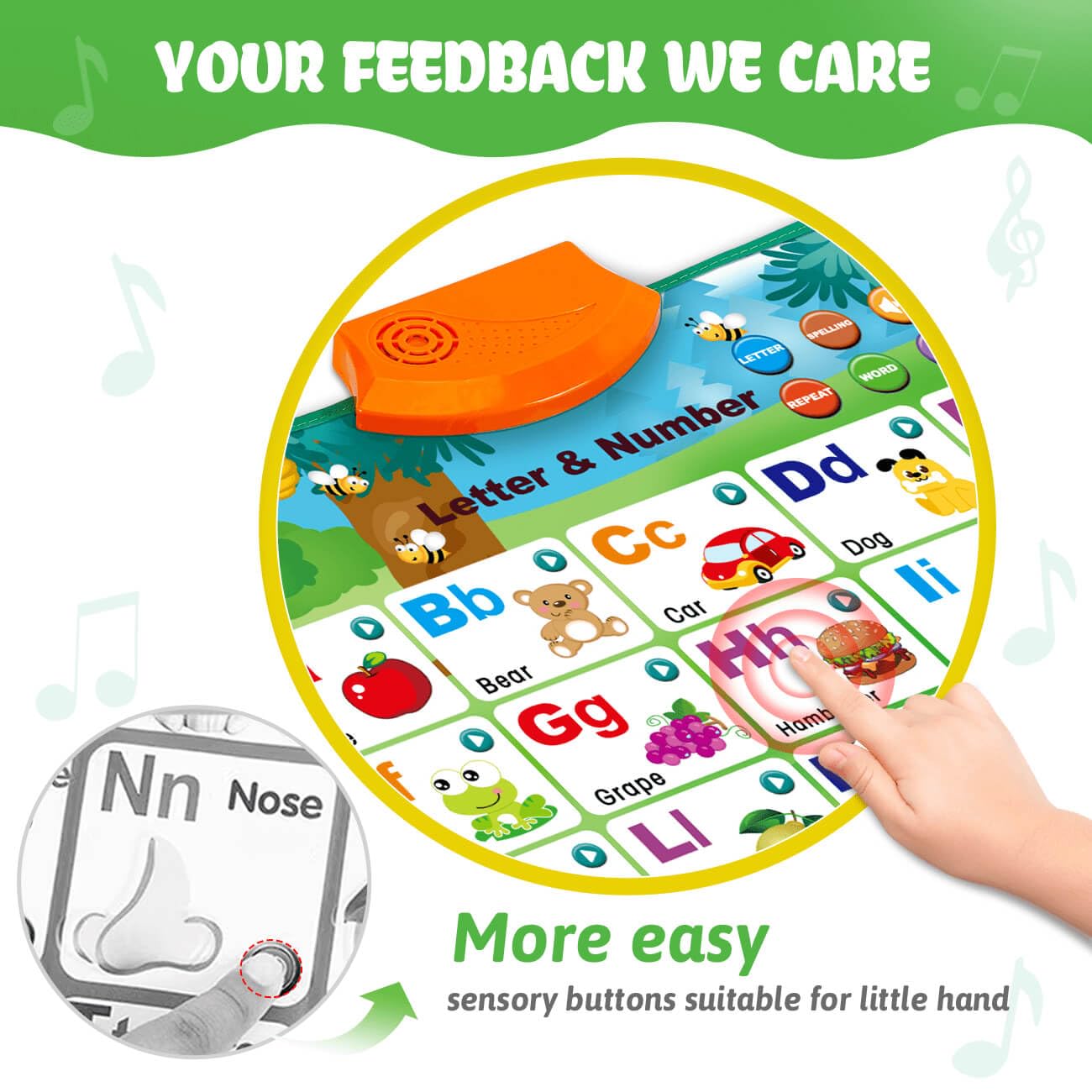 Mua Learning Alphabet Toys for Toddlers 1-3:Interactive Letters ABC ...