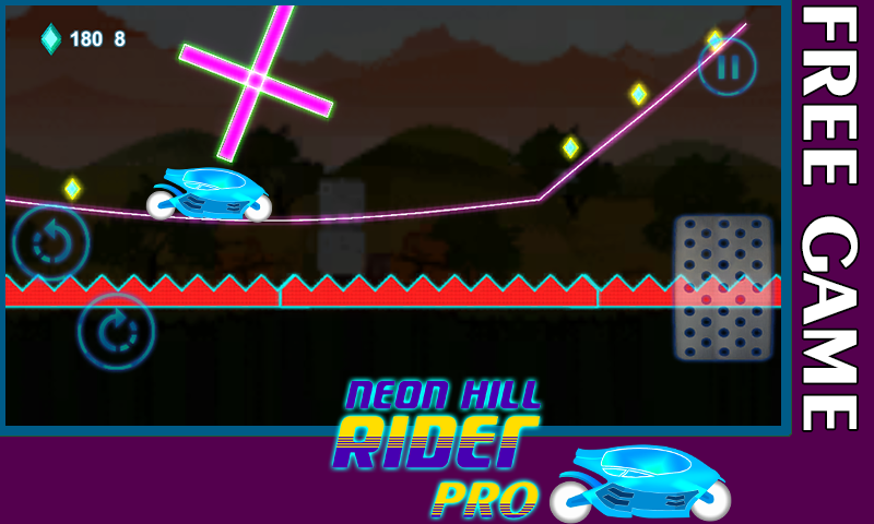 Neon Hill Rider Pro | New neon Rider game | Best game:Amazon.com ...