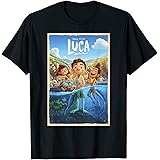 Amazon.com: Disney and Pixar’s Luca Movie Logo T-Shirt : Clothing ...
