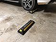 Amazon.com: 2 Pack Rubber Parking Guide Blocks Heavy Duty Wheel Stop ...