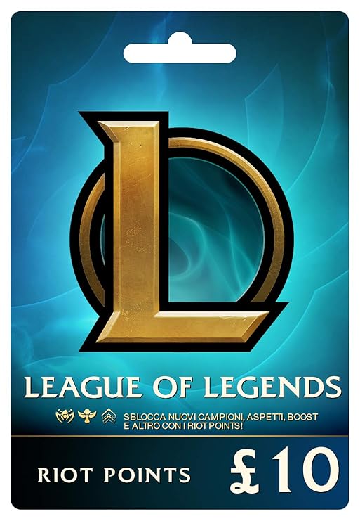 League of Legends £10 Prepaid Gift Card (1520 Riot Points): Amazon.co ...