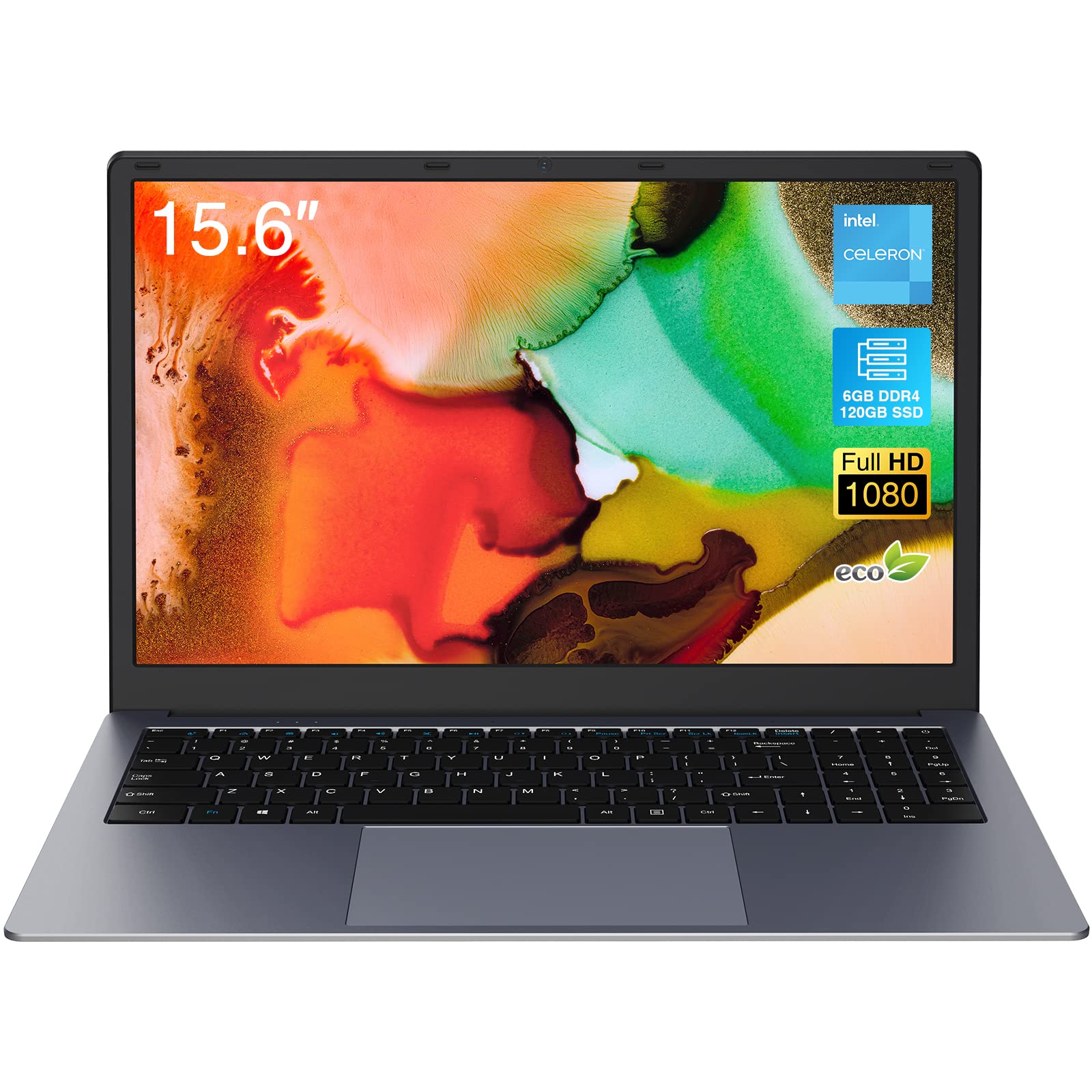 BiTECOOL Windows 11 Pro Laptop, 15.6 inches FHD(1920x1080) Display Pc Laptops, with Intel ...