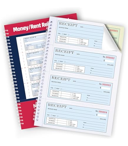 Cash Receipt Book Custom Carbon Copy Receipt Book | DesignsnPrint Reciept Book