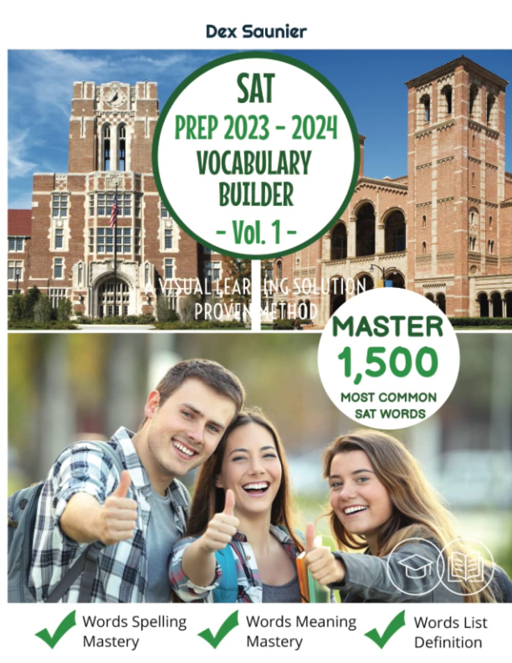 Mua SAT Prep 2023 - 2024 Vocabulary Builder - Vol. 1: Master The Most ...