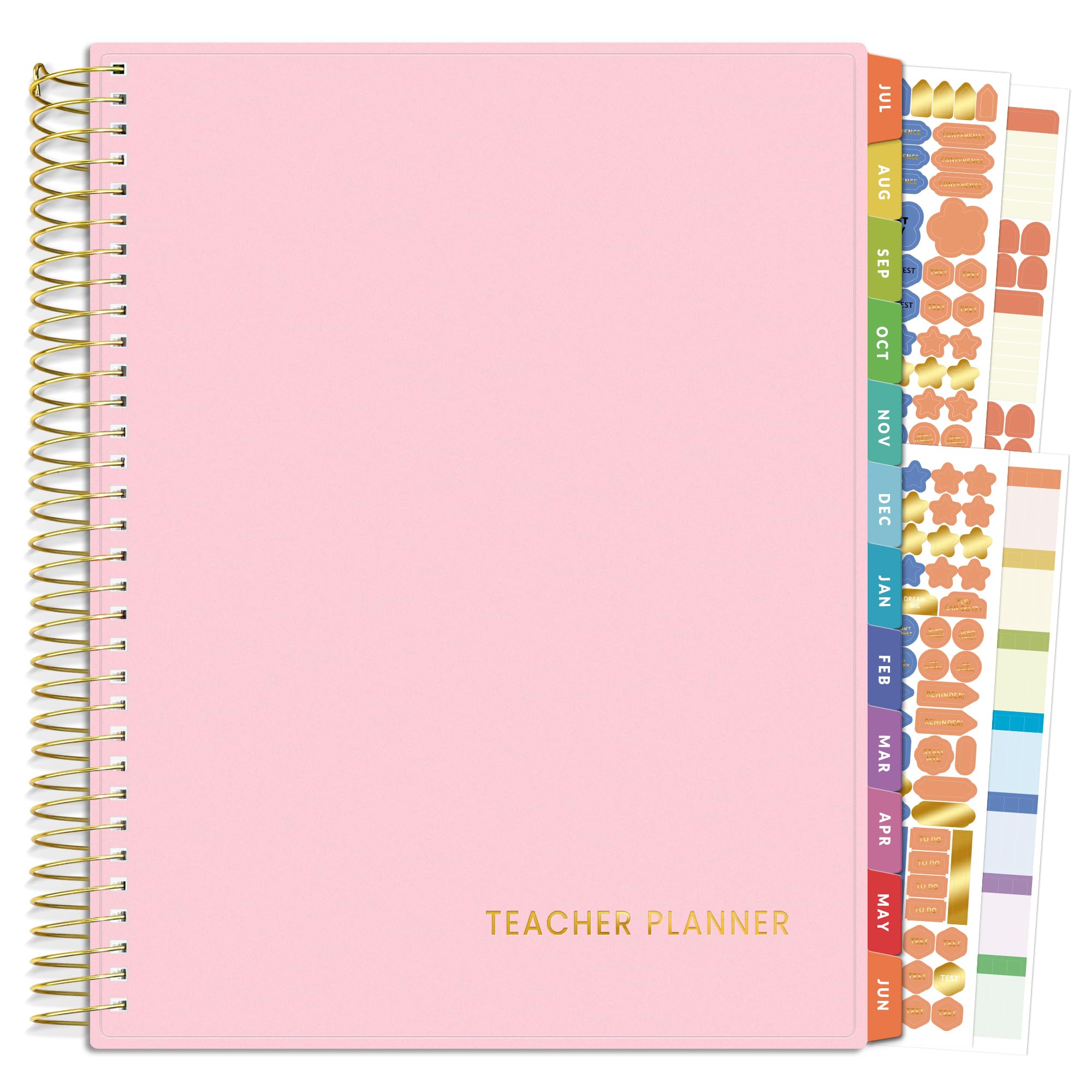 SUNEE Deluxe Teacher Planner 2025-2026, Lesson Planner Book with 7 ...