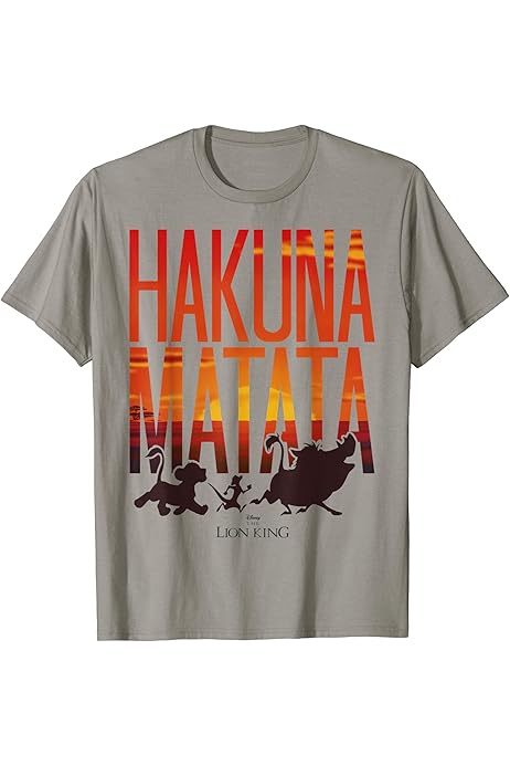 HAKUNA MATATA SIMBA LION KING WATER MIRROR REFLECTION