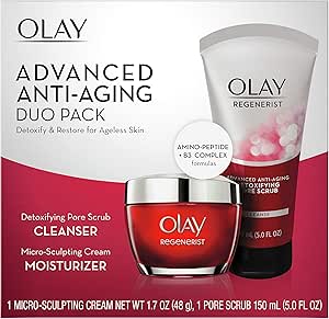 Olay Regenerist Advanced Anti Aging Skin Care Duo Pack, 6.7 Ounce ...