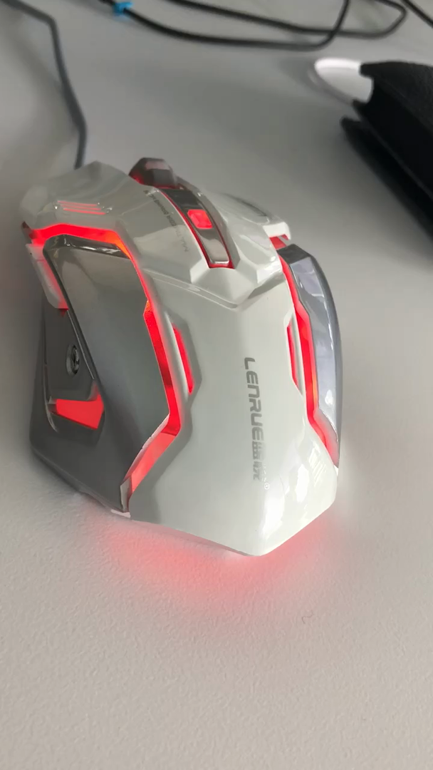 Amazon.com: LENRUE Gaming Mouse with LED Optical, 4 DPI Adjustment ...