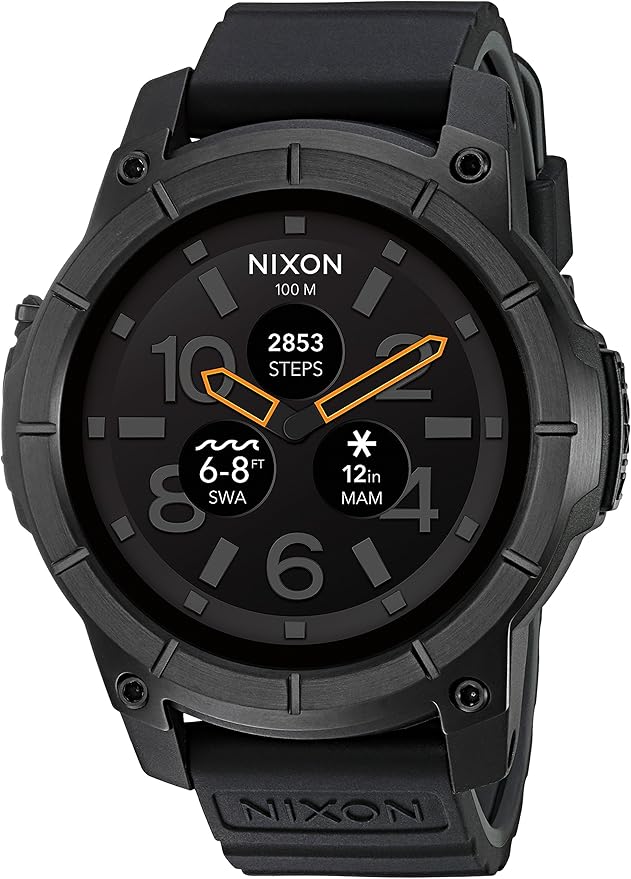 Nixon Misión SmartWatch, Negro: Nixon: Amazon.com.mx: Relojes