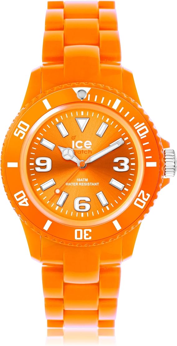Ice-Watch - ICE solid Orange - Montre orange pour garçon avec bracelet ...