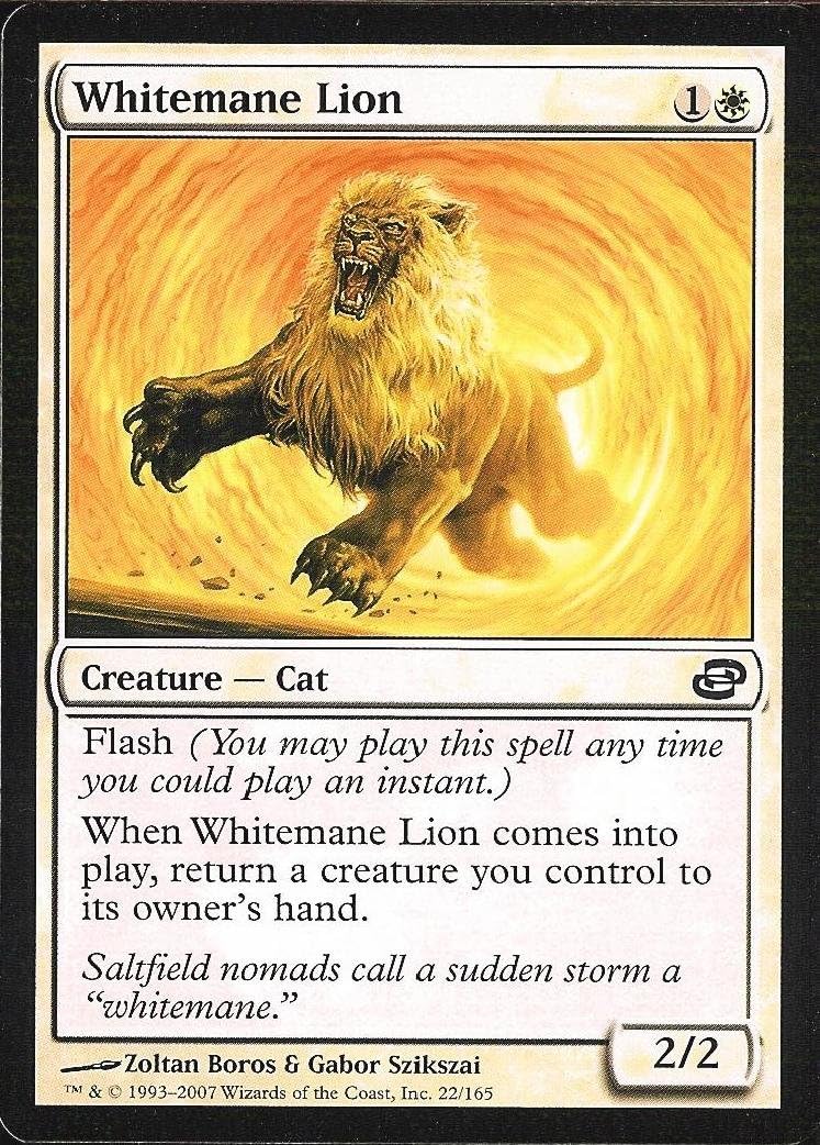Amazon.com: Magic: the Gathering - Whitemane Lion - Planar Chaos: Toys ...