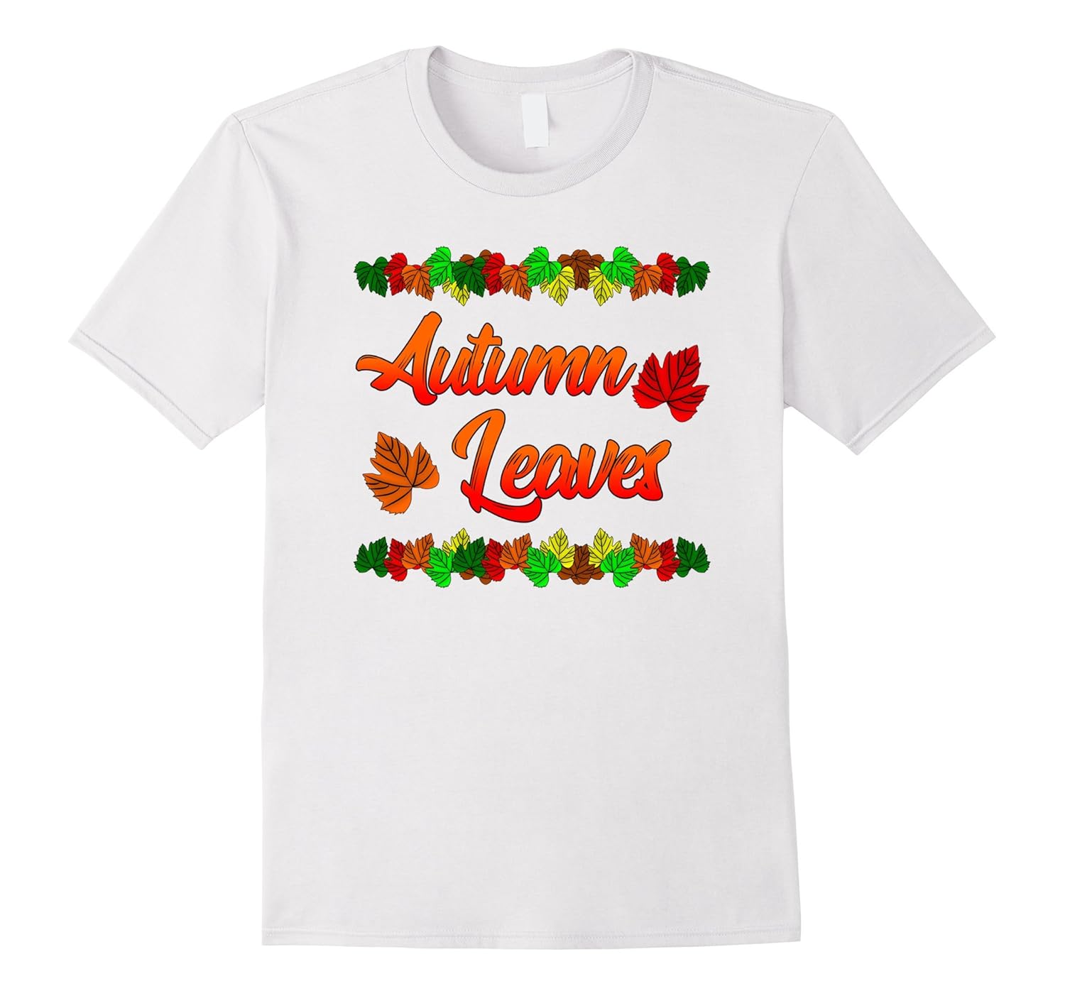 Autumn Leaves Shirt with Vibrant Fall Colors-T-Shirt – Managatee