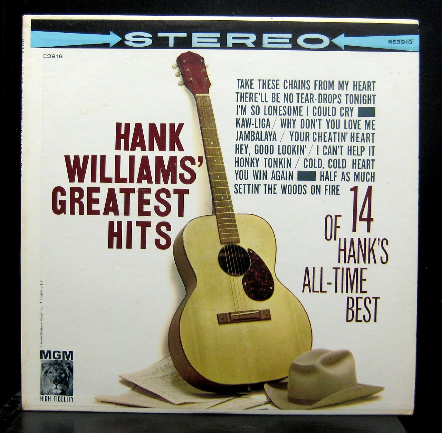 - HANK WILLIAMS - 14 more hank williams' greatest hits MGM 4140 (LP ...