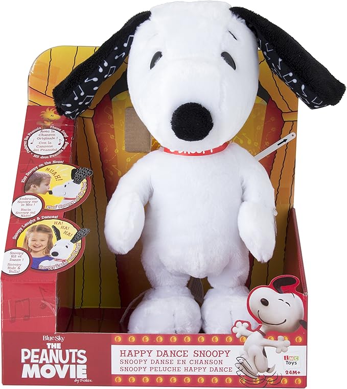 IMC Toys "Dancing Snoopy" Animal Plush Toy (White/Black): Amazon.co.uk ...