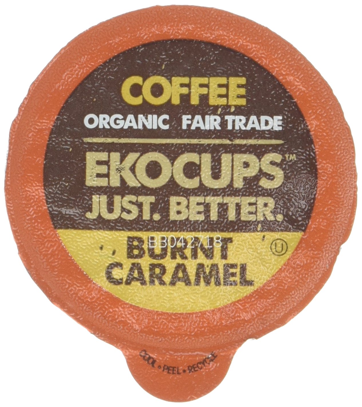 EKOCUPS Artisan Organic Vanilla Flavored Coffee, Medium roast, in ...
