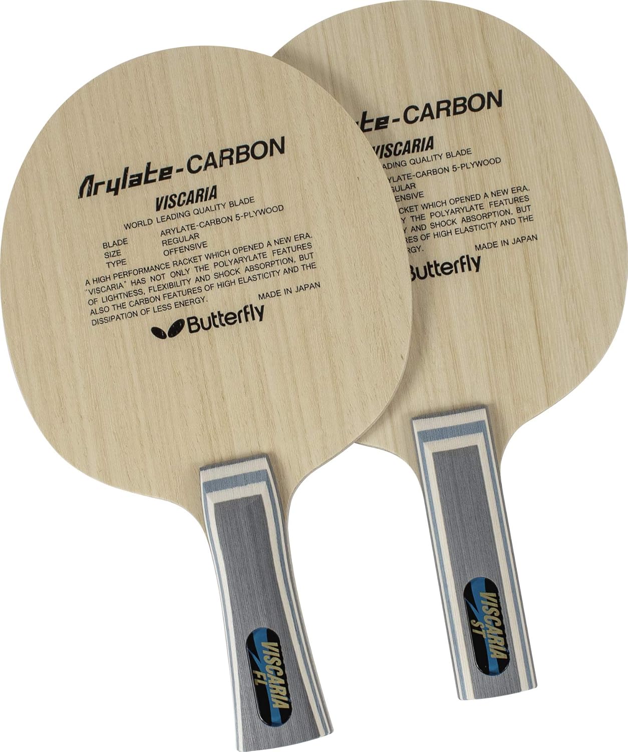 Butterfly Viscaria Table Tennis Blade - Butterfly ALC Blade ...