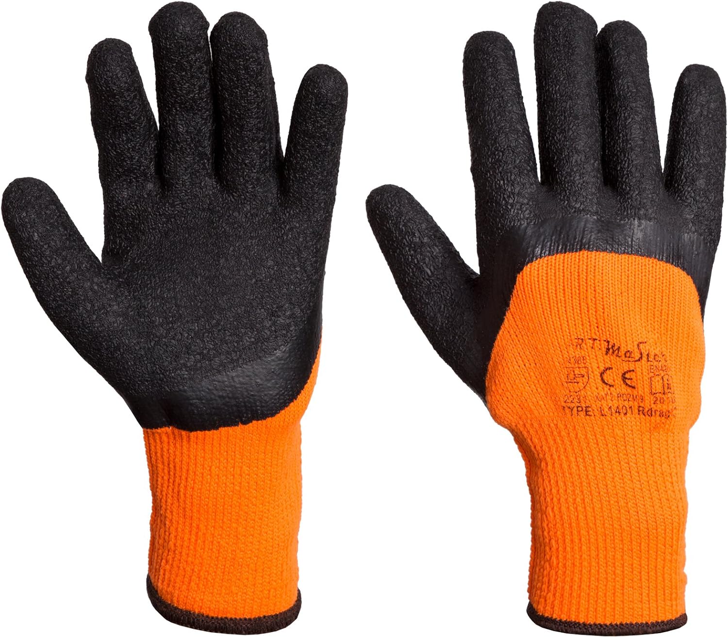 ART.MAS 12 Paar Arbeitshandschuhe Sicherheitshandschuhe Winter ...