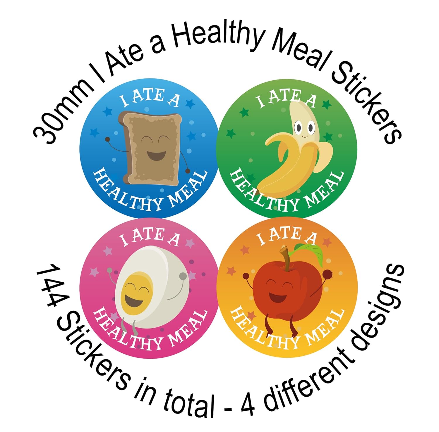 Home, Furniture & DIY Stamps & Stickers childrens reward stickers 144 ...