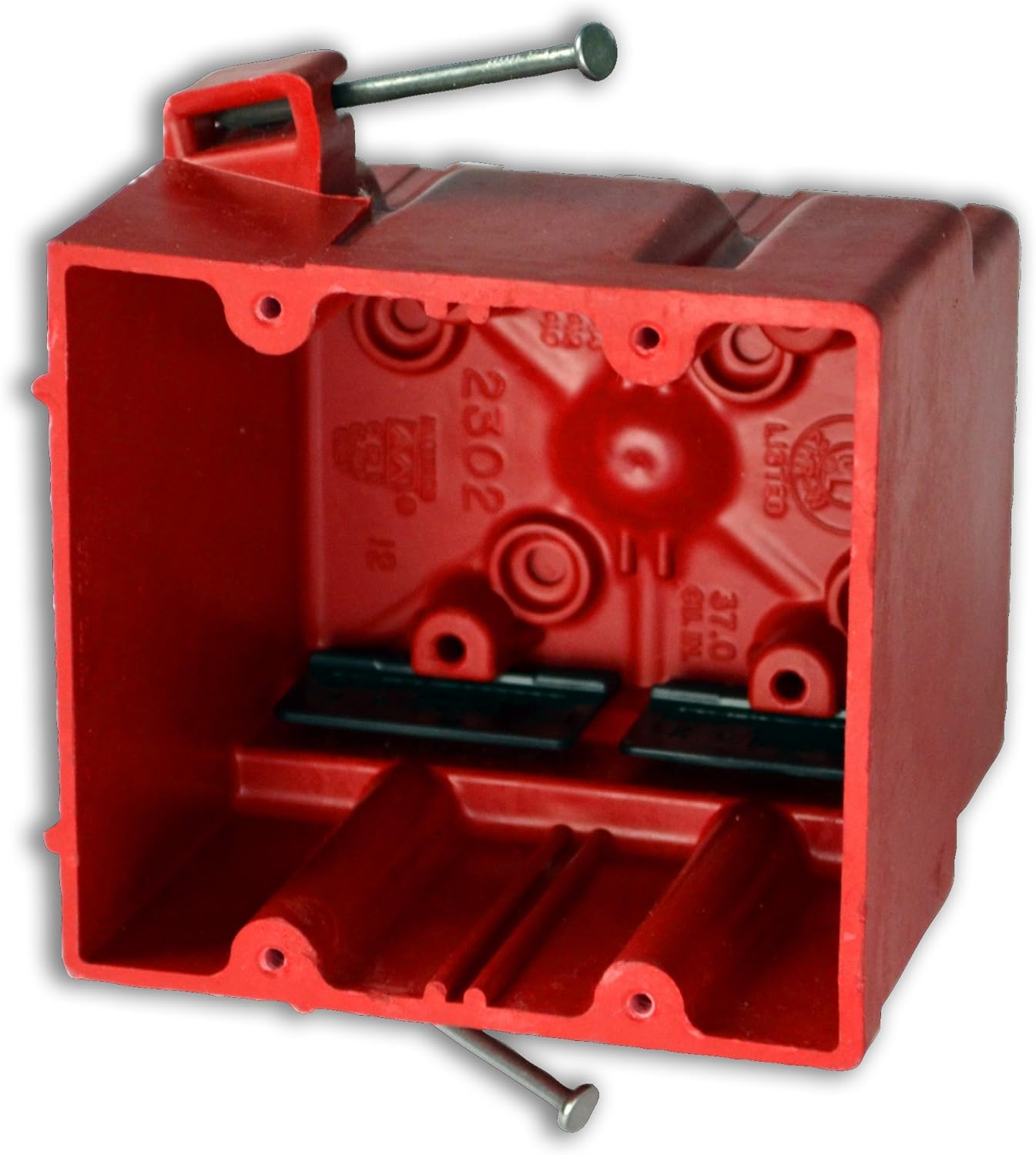 Allied Moulded 2302=NKRED Red Fire Circuit Fiberglass Box - Electrical ...