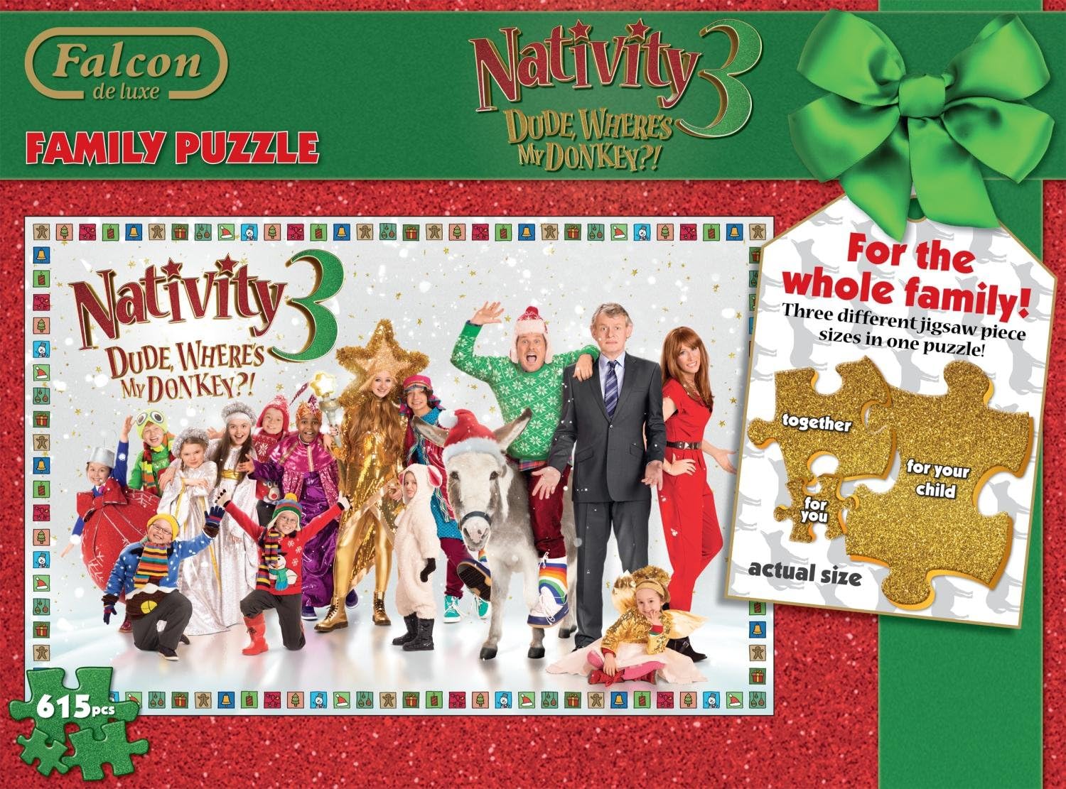 Falcon de Luxe – Nativity 3 “Dude Where’s My Donkey” Jigsaw Puzzle (615 ...