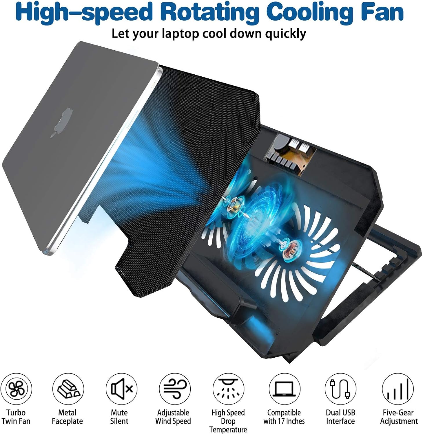 Tendak Laptop Cooling Pad, Laptop Cooler Cooling Pad, Laptop Cooling ...