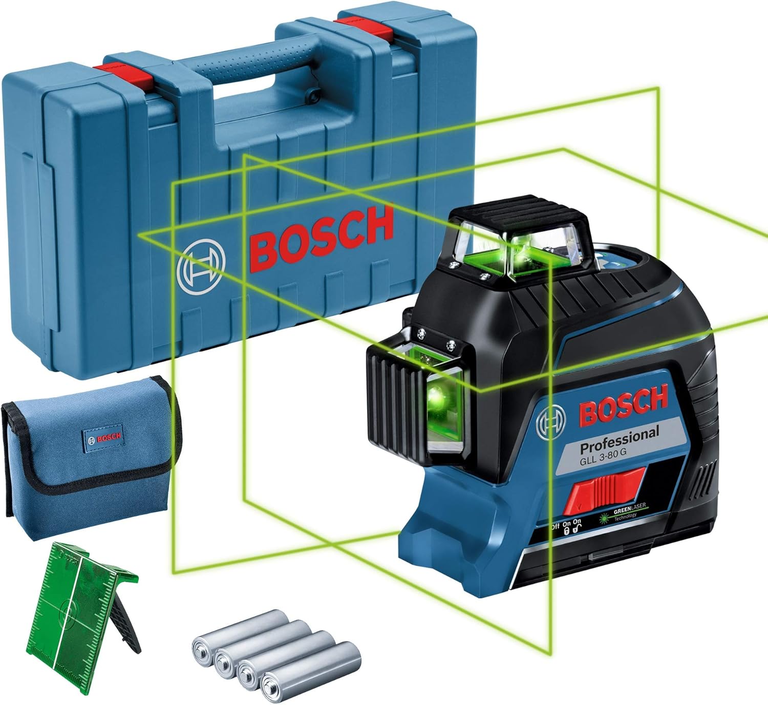 Bosch Bosch Professional GCL 2-50 CG Green - 12V System With App, Mount ...