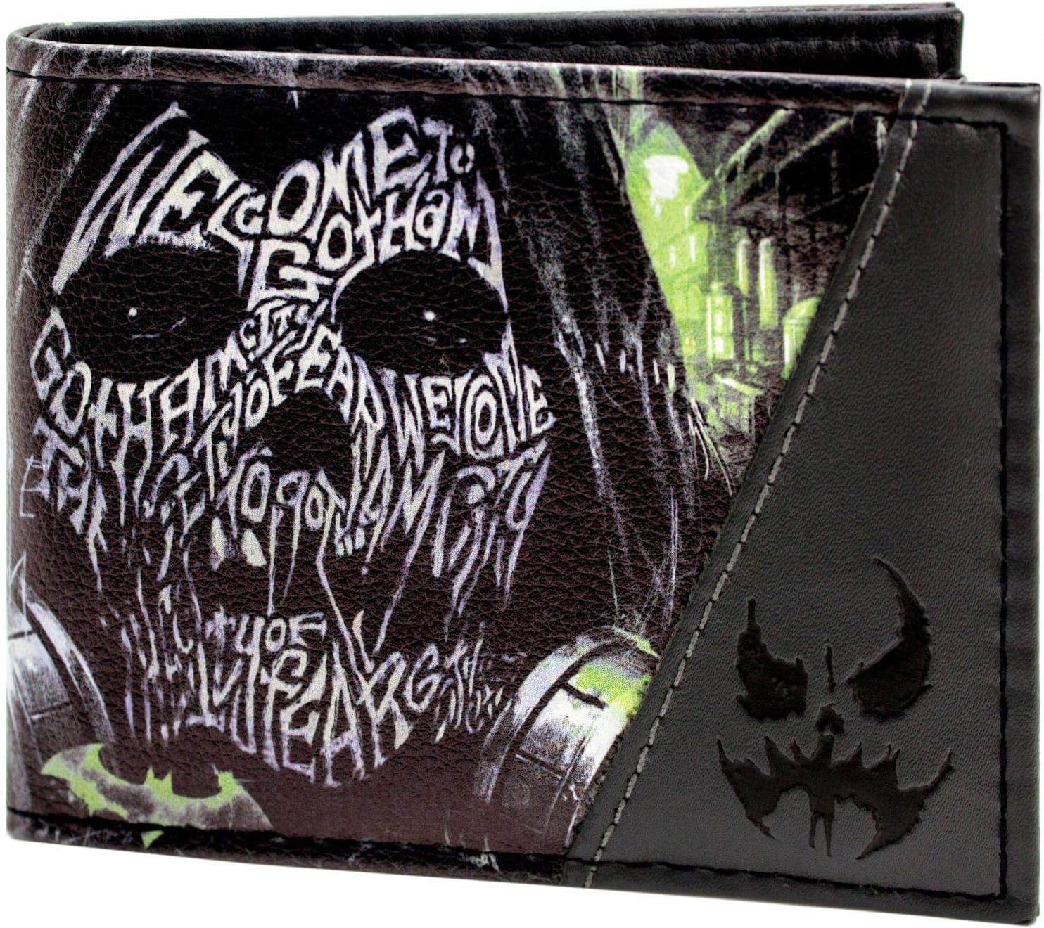 DC Comics Batman Arkham Knight Multicoloured ID & Card Bi-Fold Wallet ...
