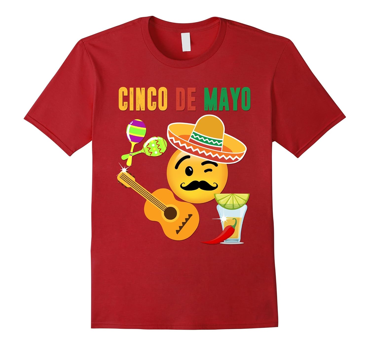 Cinco De Mayo Emoji TShirt-CD – Canditee