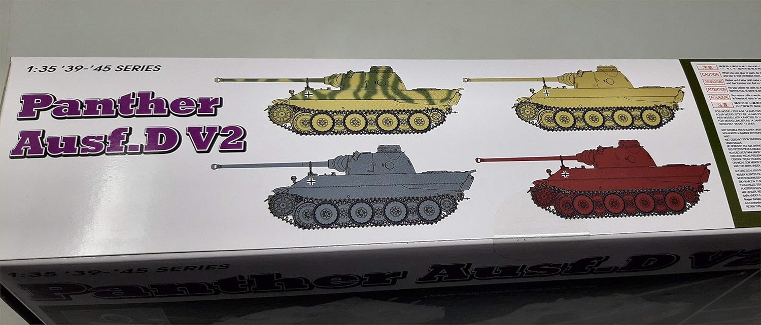 Panther Ausf D V2 Dragon 6822 German Tank Panzer Model Kit 1:35 Scale ...